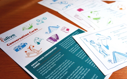 Free dementia conversation cards to help keep families and friends ...